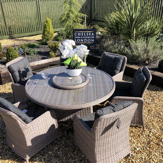 oval teak garden table premium edition - Teak Garden Furniture Outlet